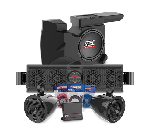 RZRBOAKIT3 Polaris RZR Bluetooth Overhead Audio System, Amplifier, Roll ...